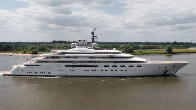 Maiden Voyage: Lürssen Delivers Blue – World's 5th Largest Superyacht
